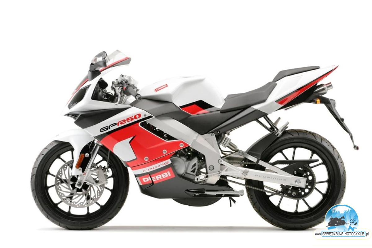 Derbi GPR Racing 50 white - Linegraf